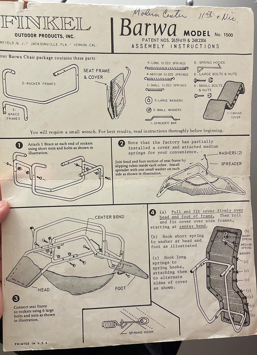 Barwa Cover Installation Instructions - Barwa Chair LLC